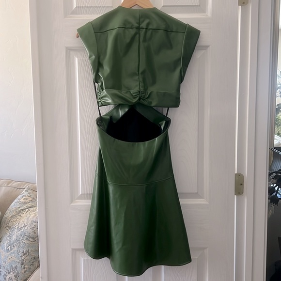 A.L.C. | Dresses | Nwt Alc Lexi Vegan Leather Cutout Mini Dress | Poshmark